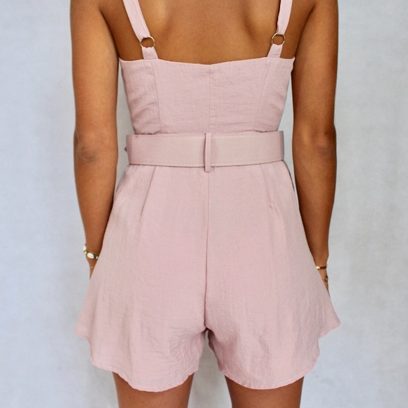 Pants & Jumpsuits | New Pink Romper | Poshmark